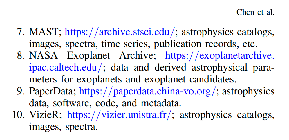 国家天文科学数据中心被AAS期刊群天文设施关键词库收录 | 国家天文科学数据中心 | NADC